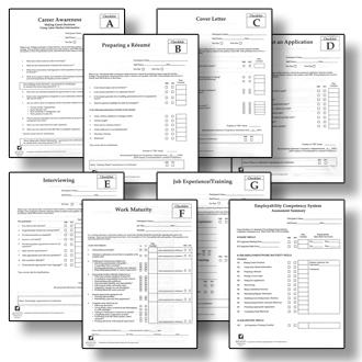 Employability (ECS) Reading Progress Tests Forms 11-18, 114, 116 (set ...